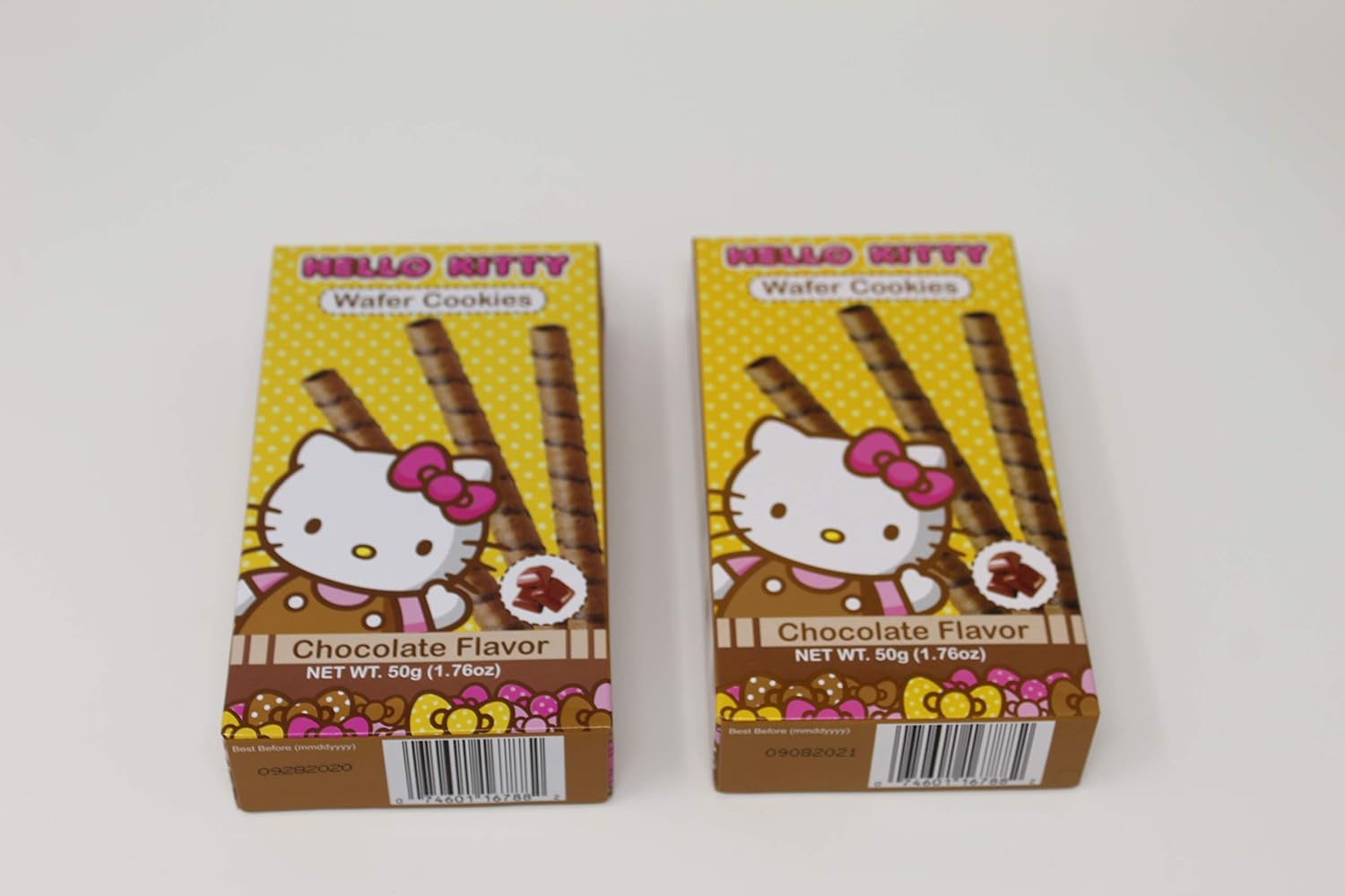 Hello Kitty Wafer Cookies Sticks Chocolate Flavor 2 Pack: Amazon.com ...