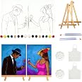 Amazon.com: OKKOSTAR Date Night Painting Kit for Couples - 8x10 Inch ...