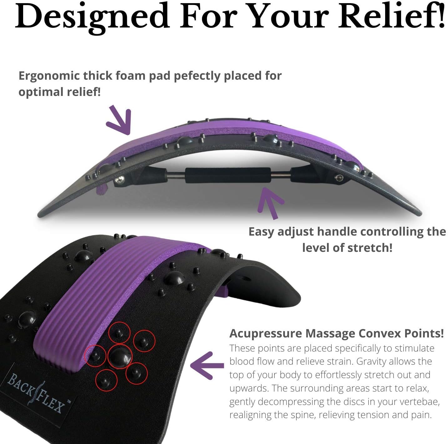 BackFlex Back Stretcher The Winner 2020* | Easy Adjustment For Lower ...
