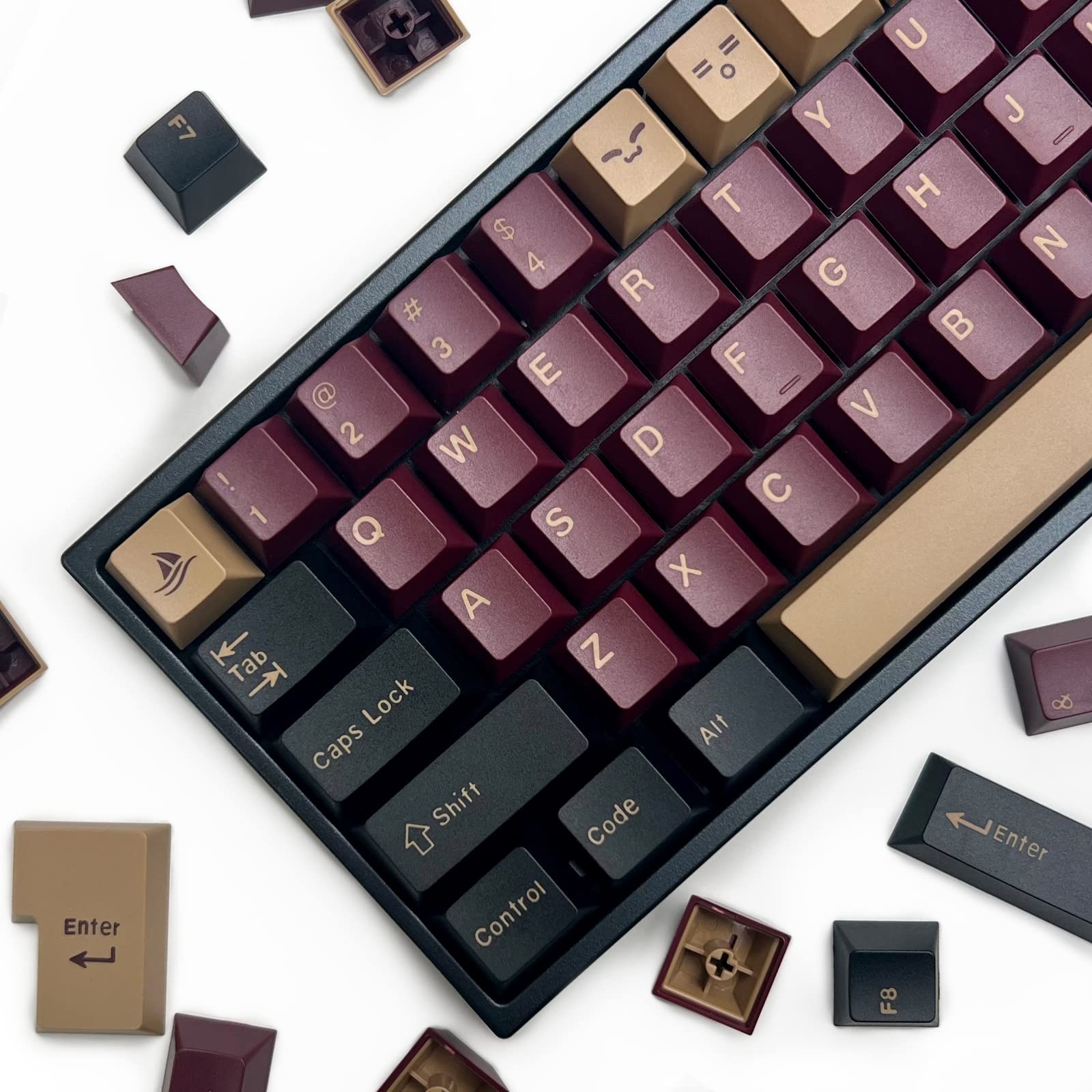 Mua Custom Red Keycaps 173 Keys Double Shot PBT Keycap Set Cherry ...