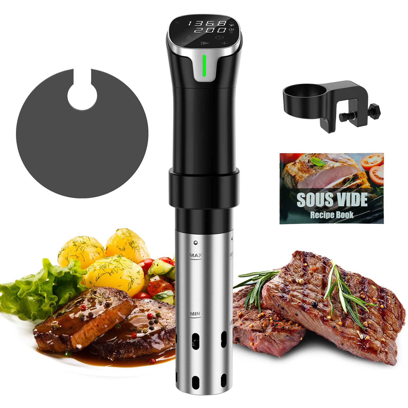 Sous Vide Machine Immersion Circulator 1100W Fast Heating Sous Vide ...