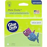 Amazon.com: Glue Dots, Mini Dots, Double-Sided, 3/16", 300 Dots, DIY ...