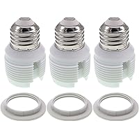 TWDRTDD E27 to G24 Adapter, 3 Pack E26/E27 Edison Screw to 4 Pin G24 ...