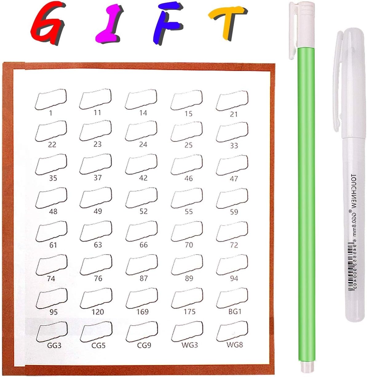60 Touchmark Pens Dual Tip Alcohol Based Art Markers Perfect for Kids ...