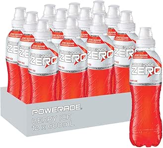 Powerade ION4 Berry Ice Zero Sports Drink, 12 x 600 ml: Amazon.com.au ...