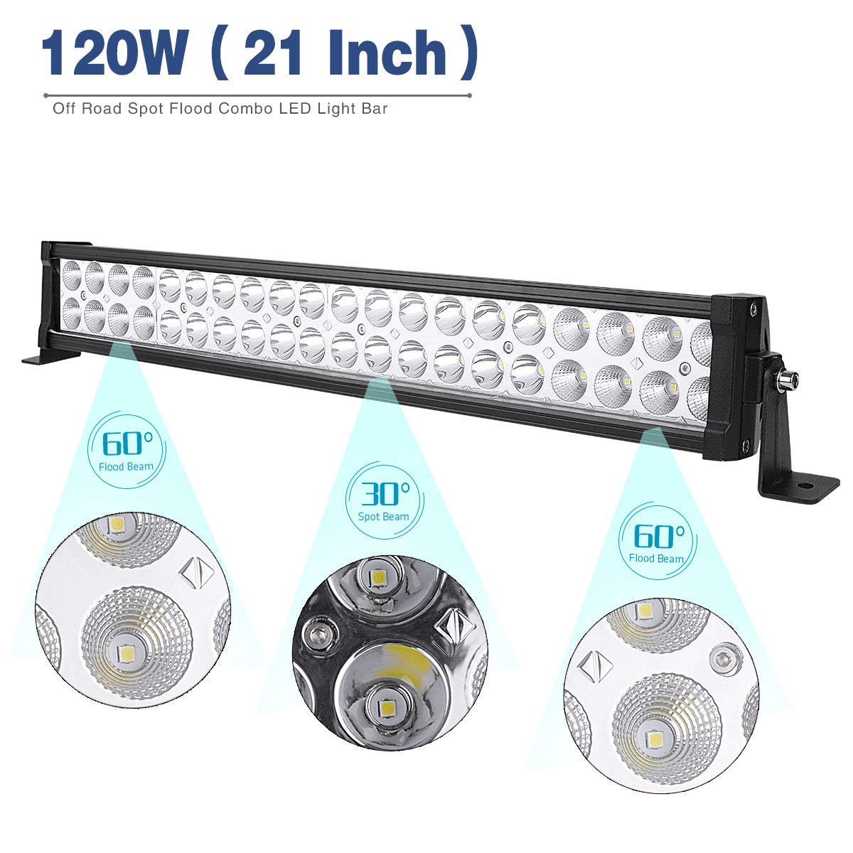 YITAMOTOR 24 Inch Light Bar Offroad Spot Flood Combo Led Bar Waterproof ...