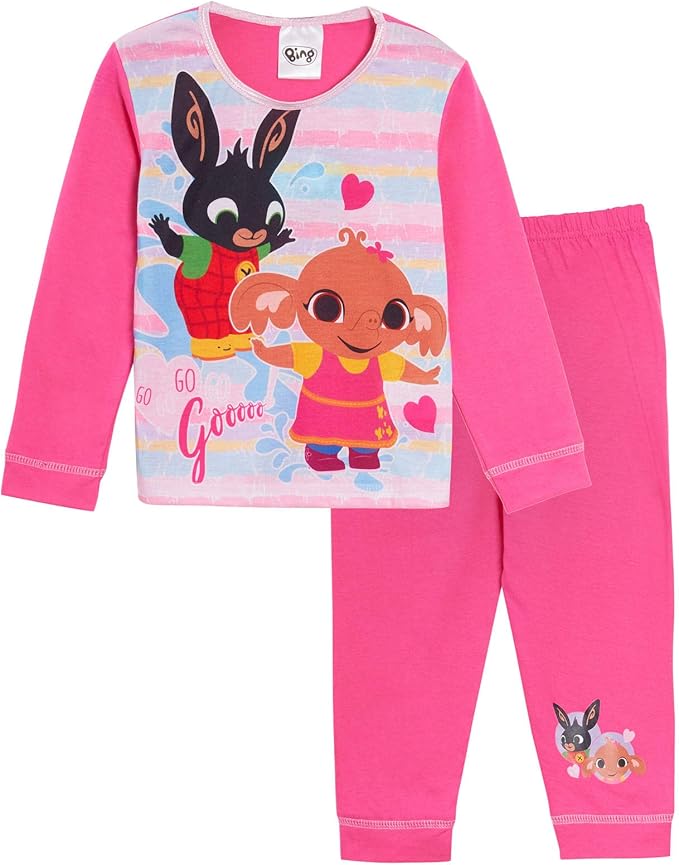 Bing Bunny Long Pyjamas Boys Girls Kids Cbeebies Pjs Set: Amazon.co.uk ...
