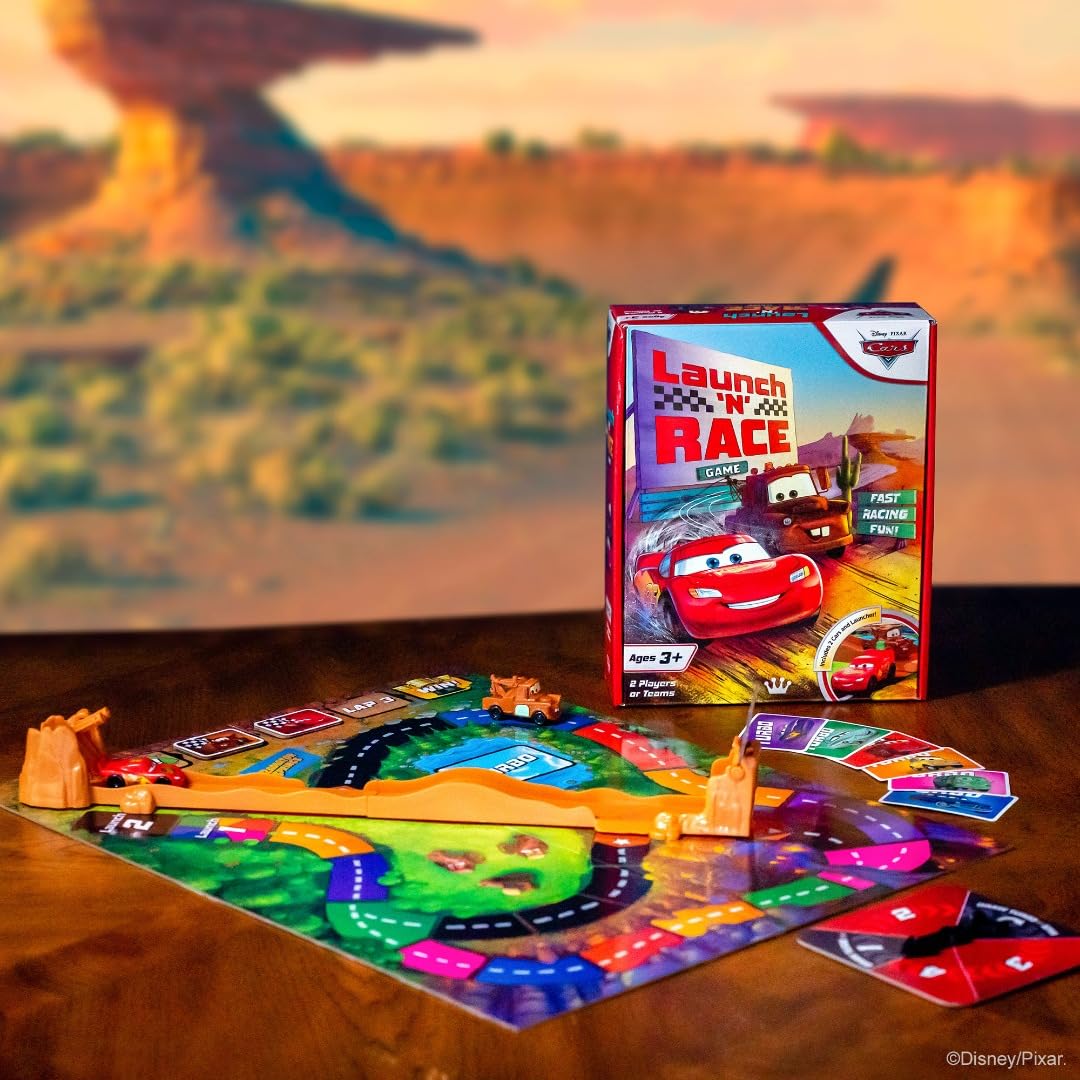 Mua Disney/Pixar Cars Launch ‘N’ Race Game for 2 or More Players Ages 3 ...