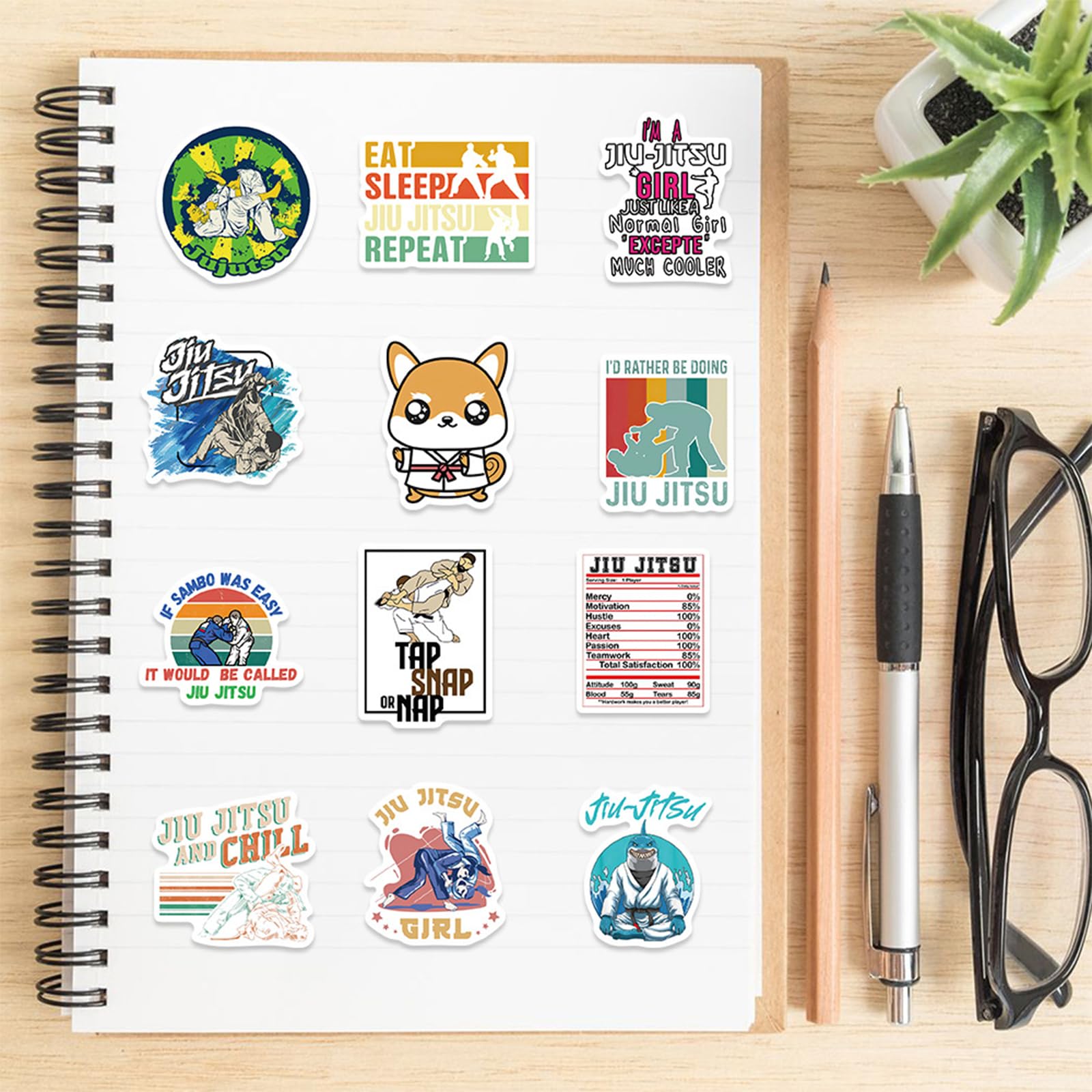 Mua Jiu Jitsu Stickers, Brazilian Jiu Jitsu Party Favors Supplies ...