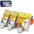 Amazon.com: BAALAND Compatible Kodak 30XL 30 Ink Cartridges 30B 30C Combo Pack (2 Black, 1 Color ...