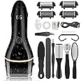Amazon.com : Foot File Callus Remover for Feet Electric (4 Roller Heads ...