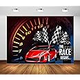 Amazon.com : BELECO 7x5ft Fabric Racing Car Backdrop Speedometer Black ...