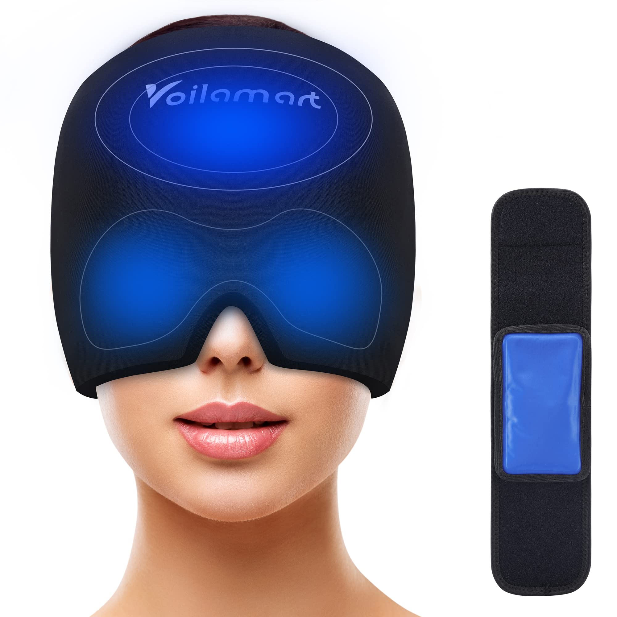 Mua Headache Migraine Relief Hat Cold Therapy Migraine Relief Mask trên ...