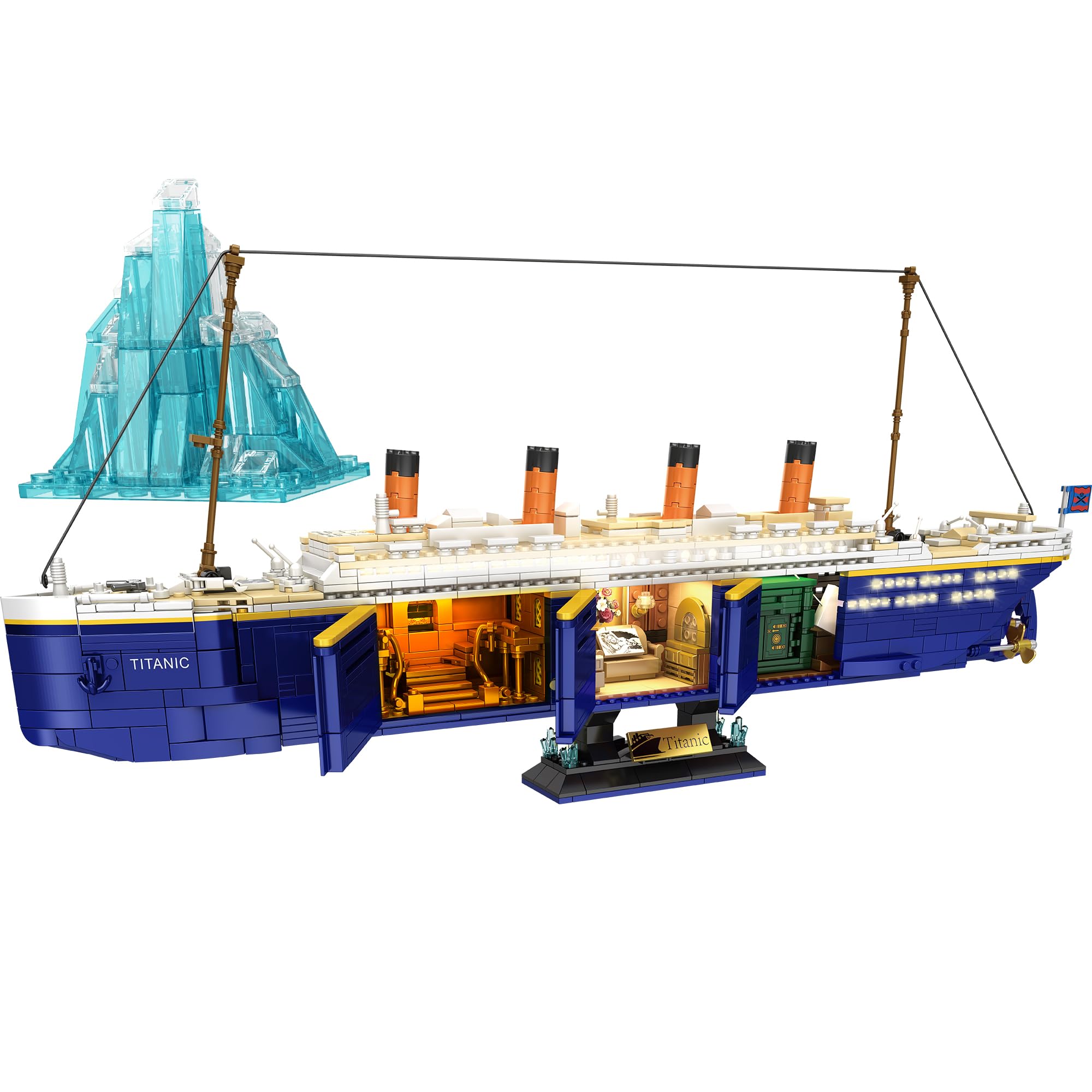 Mua Zylvoxia Titanic Building Set, 2288 Pcs Titanic Big Ship Model ...