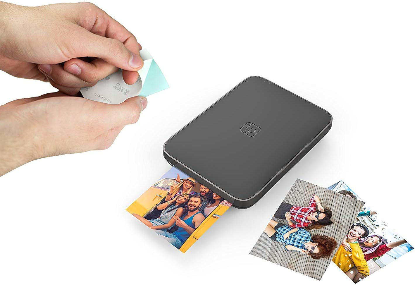 Lifeprint 3×4.5 Portable Photo and Video Printer (Black) Travel Kit ...