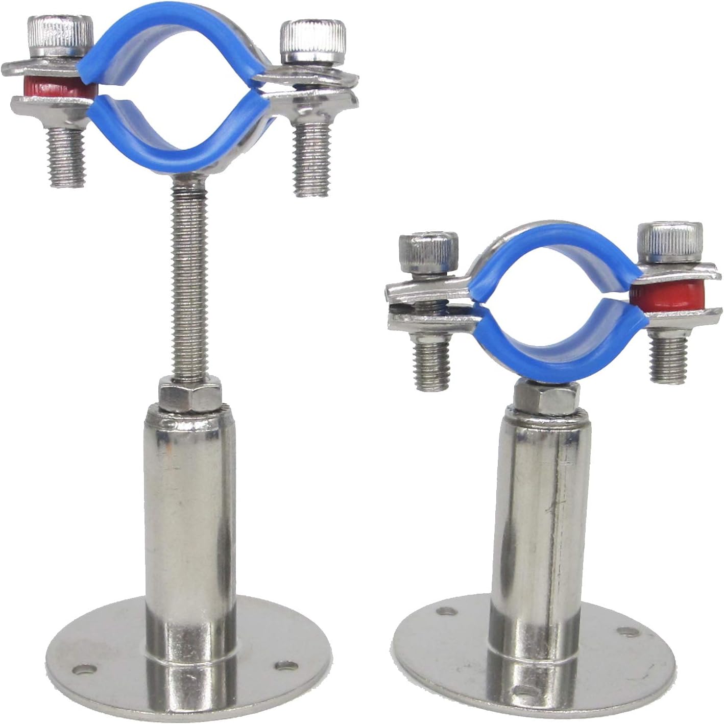 Stainless Steel Wall Mount Ceiling Mount Pipe Supports Adjustable Pipe stainless-steel-wall-mount-ceiling-mount-pipe-supports-adjustable-pipe