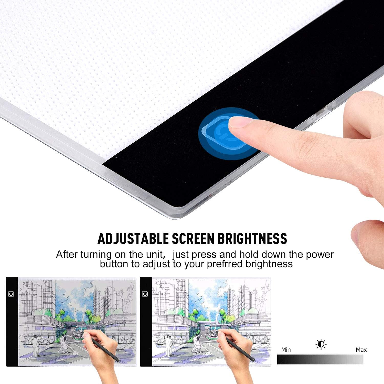 Udefineit USB Powered A4 LED Light Box Pad for 5D Diamond Painting ...