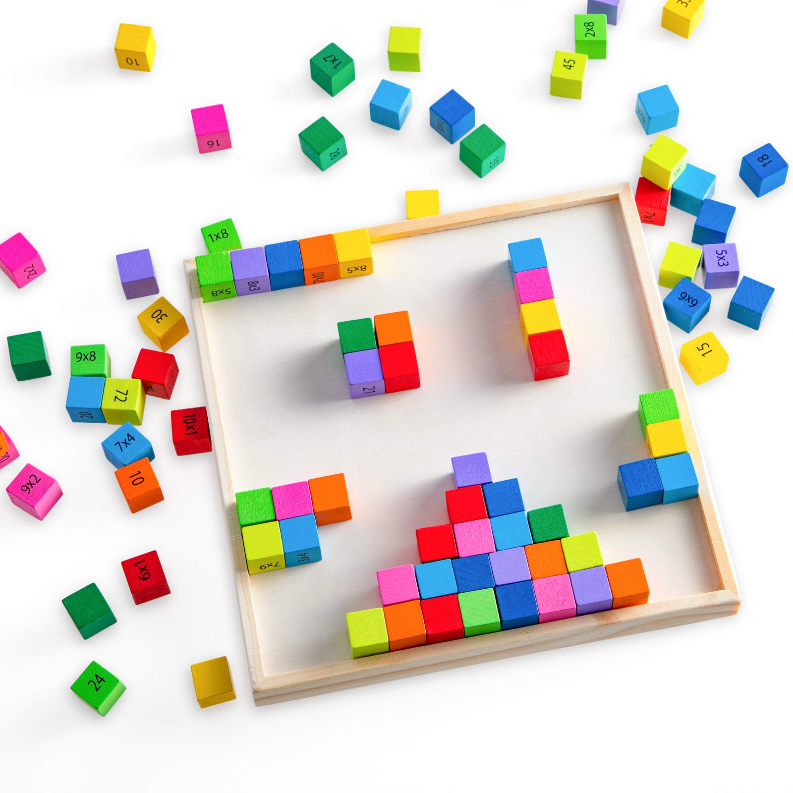 Mua MERRYHEART Wooden Rainbow Multiplication Board, Multiplication ...