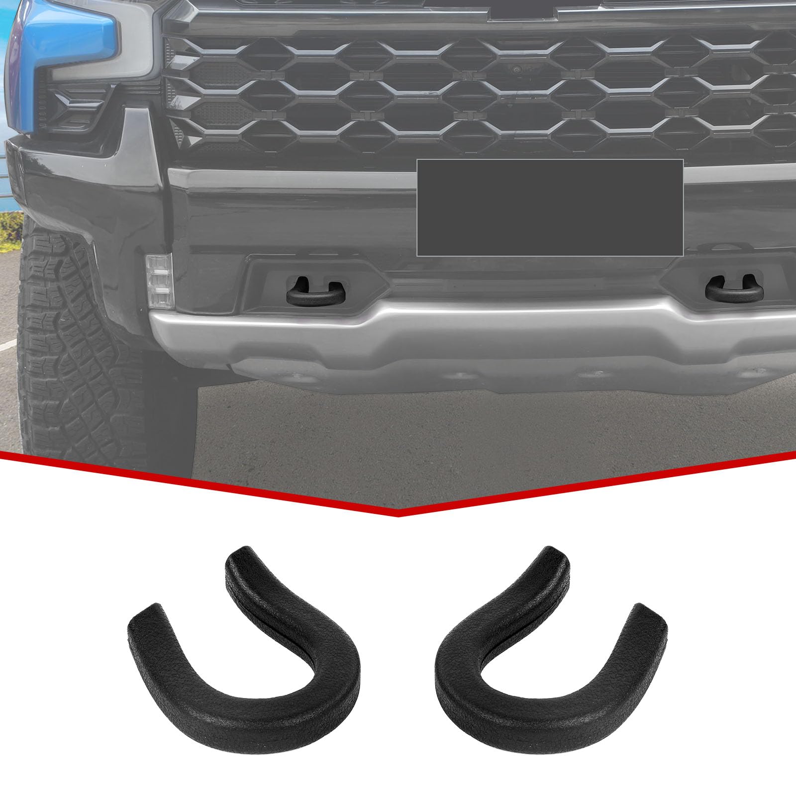 JeCar Tow Hook Covers Factory Bumper Tow Hook Protector Exterior ...