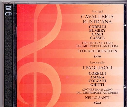 Mascagni: Cavalleria Rusticana (1970; Bernstein, Corelli, Bumbry ...