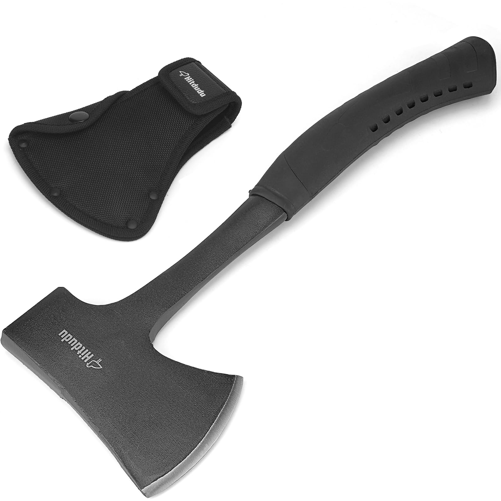 Hitdudu Camping Hatchet, Full Tang Camping Axe Splitting Axe for Wood ...