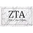 Amazon.com : Zeta Tau Alpha ZTA Letter Sorority Flag Banner 3 feet x 5 ...
