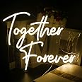 Amazon.com : Together Forever Neon Signs, Warm White Led Neon Light for ...