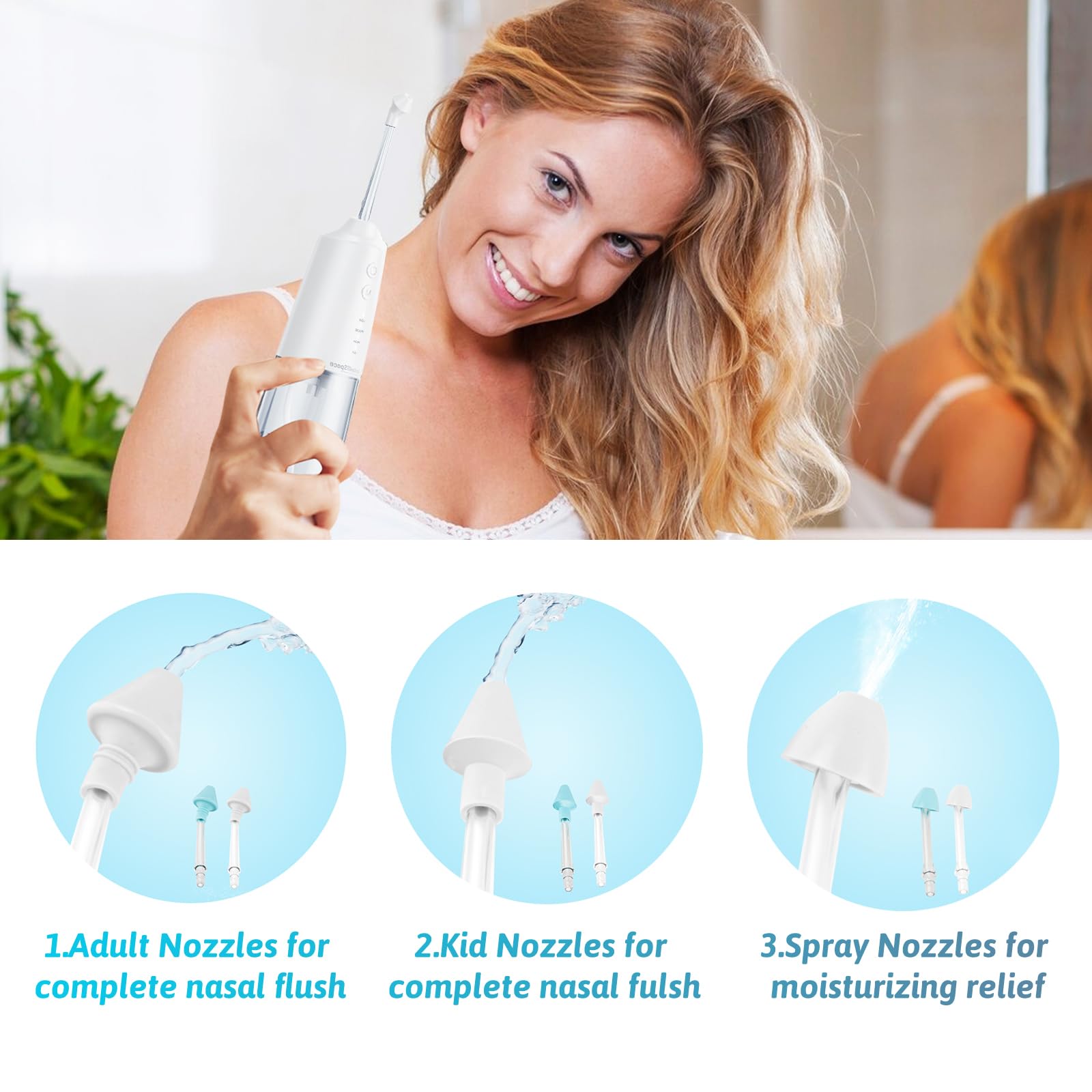 Mua Nasal Irrigation System Portable Cordless Nasal Rinse Machine for ...