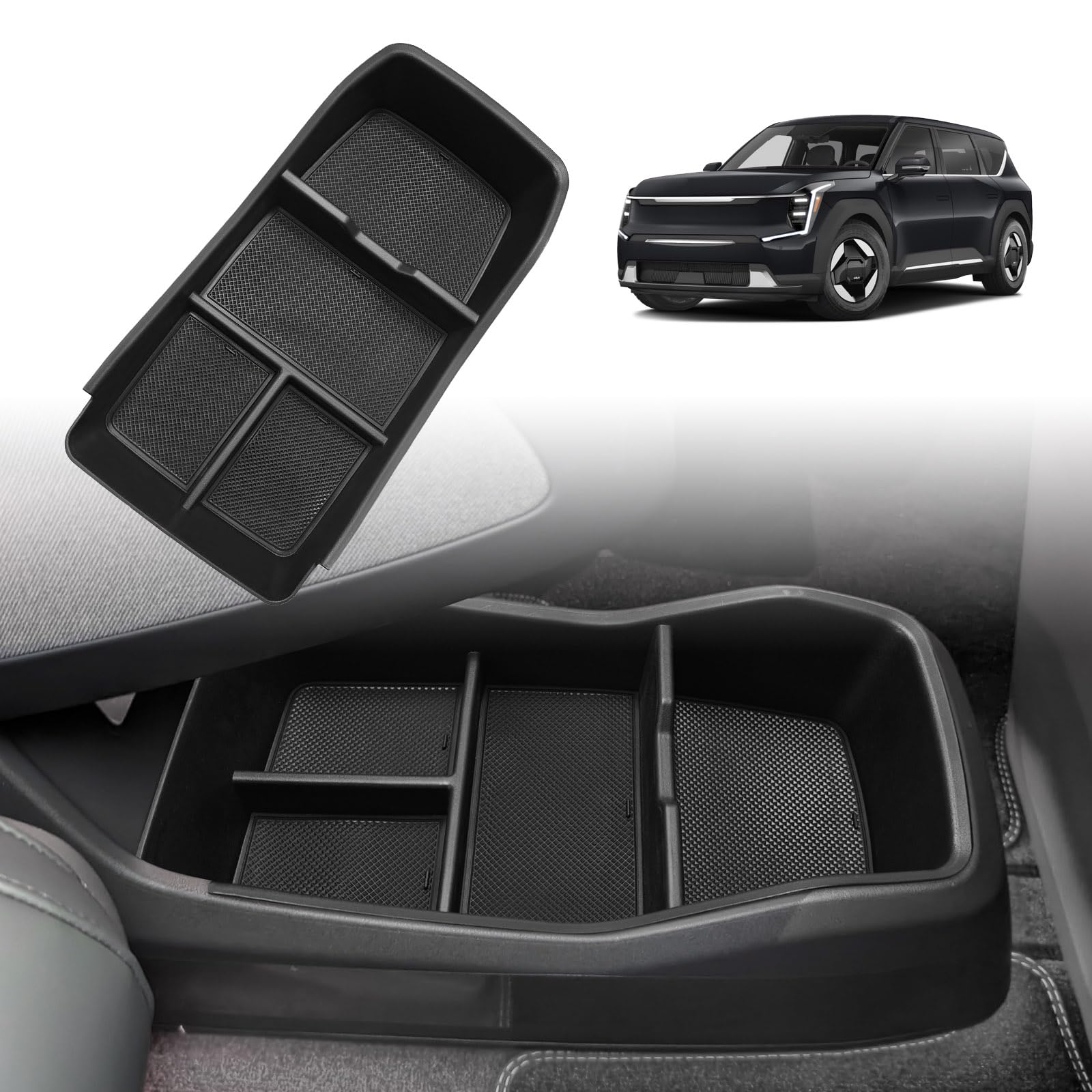 BestEvMod for EV9 Lower Center Console Organizer Tray Interior ...