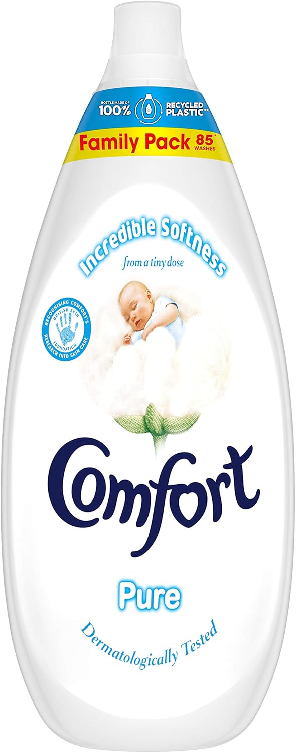 Comfort Pure Fabric Conditioner Liquid, Ultra Concentrated, 1.275 Litre ...