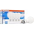 SYLVANIA LED A19 Light Bulb, 60W Equivalent, Efficient 8.5W, Frosted, 5000K, Daylight - (79284 ...