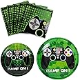 Amazon.com: WERNNSAI Game Party Supplies Kit - Video Game Themed Party ...