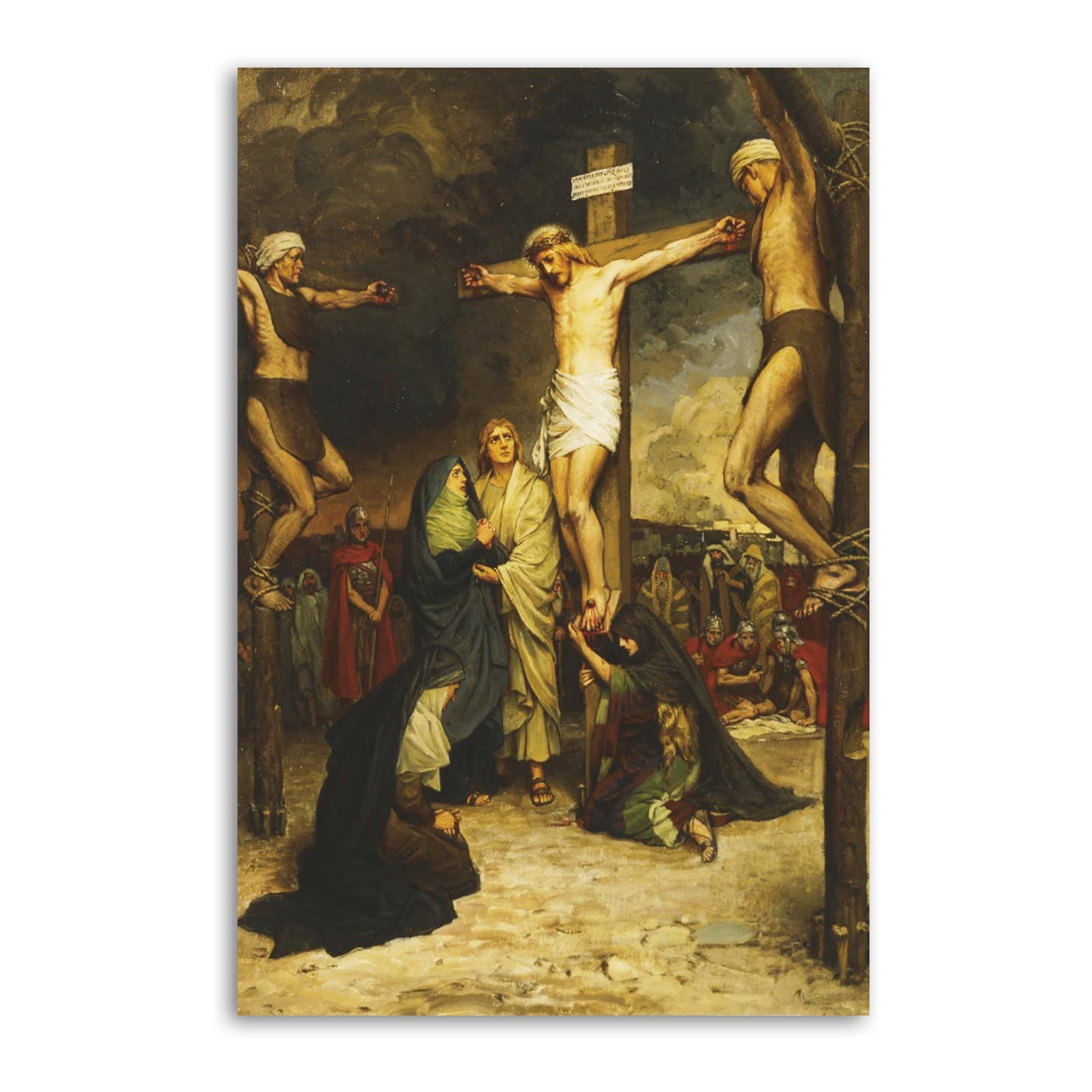 Jesus Christ The Crucifixion of Christ Poster Decorative Painting ...