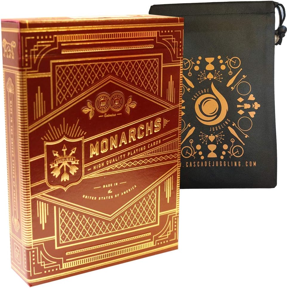 Red Monarch Playing Cards – Theory 11 Deck and Cipher Playing Cards Bag ...