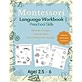 Montessori Language Workbook Preschool Skills: Realistic Images, Calm ...