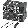 Amazon.com: AtNeDcVh RCA 4-Way Bi-Directional Audio Switcher Splitter ...