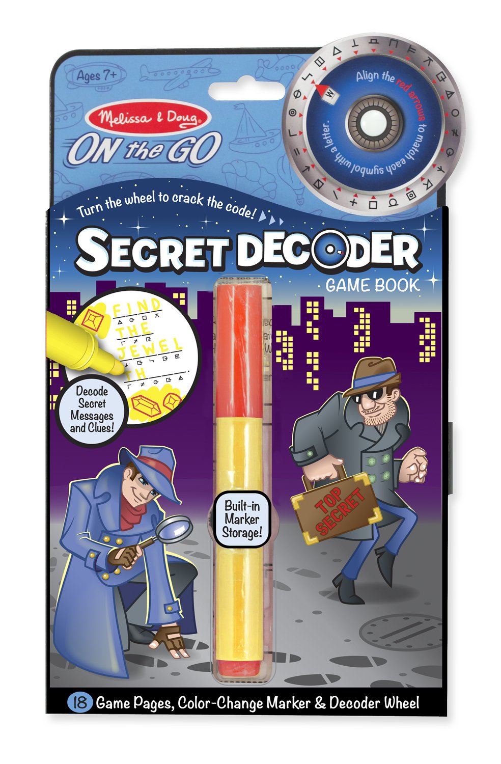 Mua Melissa & Doug On the Go Spy Mystery Secret Decoder Book With ...