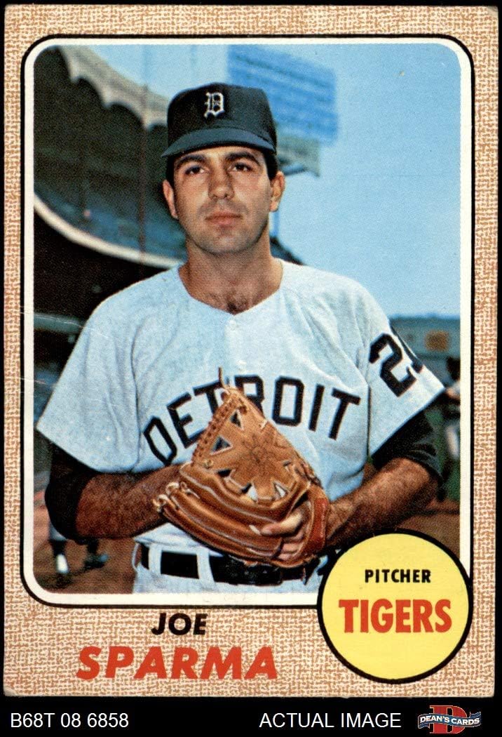 Amazon.com: 1968 Topps # 505 Joe Sparma Detroit Tigers (Baseball Card ...