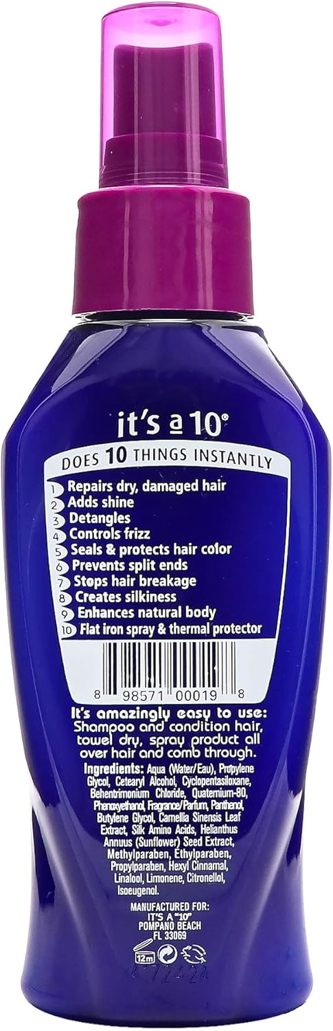 Its a 10 By It’s a Ten Miracle Leave in Product 120ml New Ships Fast ...