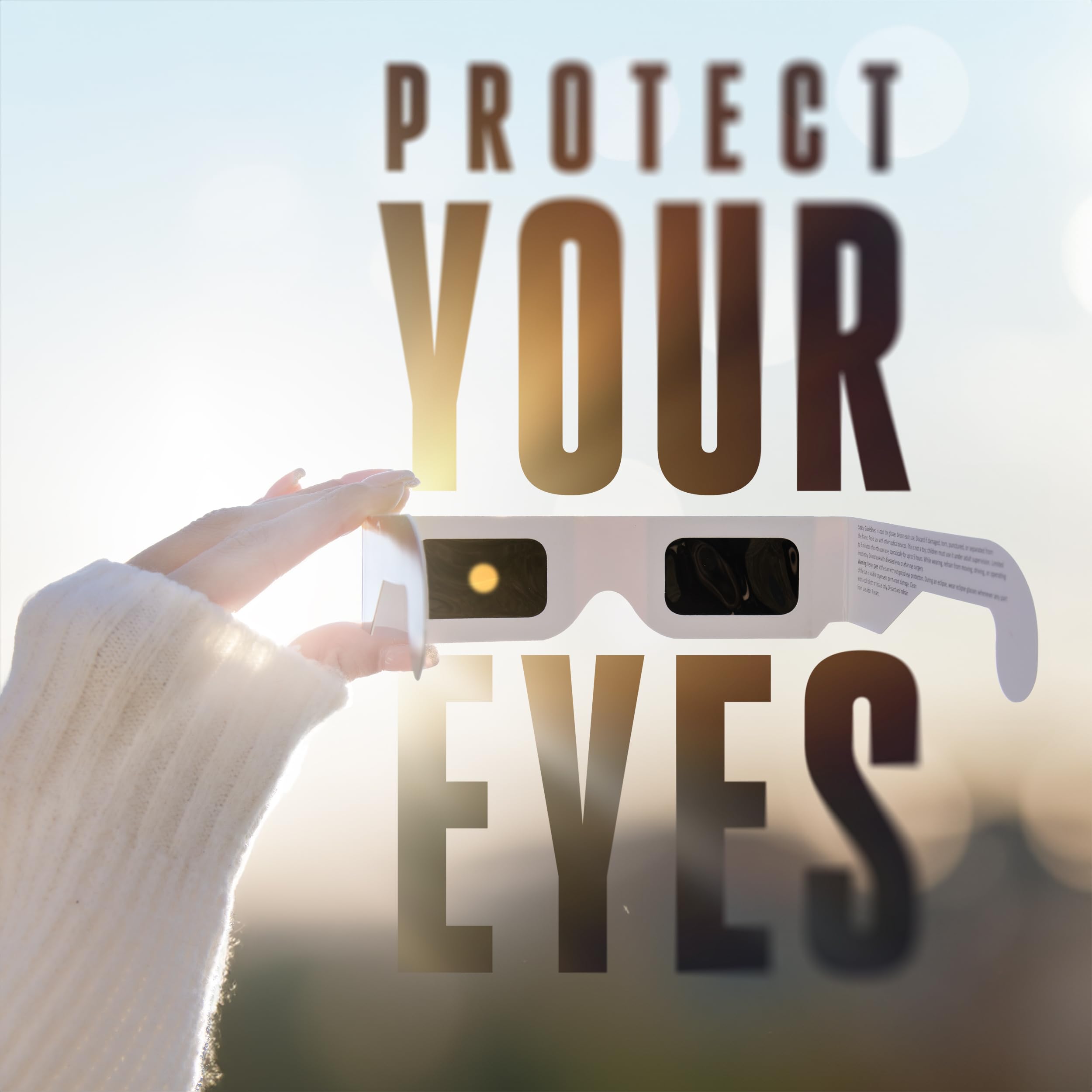 EclipSee Solar Eclipse Glasses (6 Pack) CE And ISO Certified Safe ...