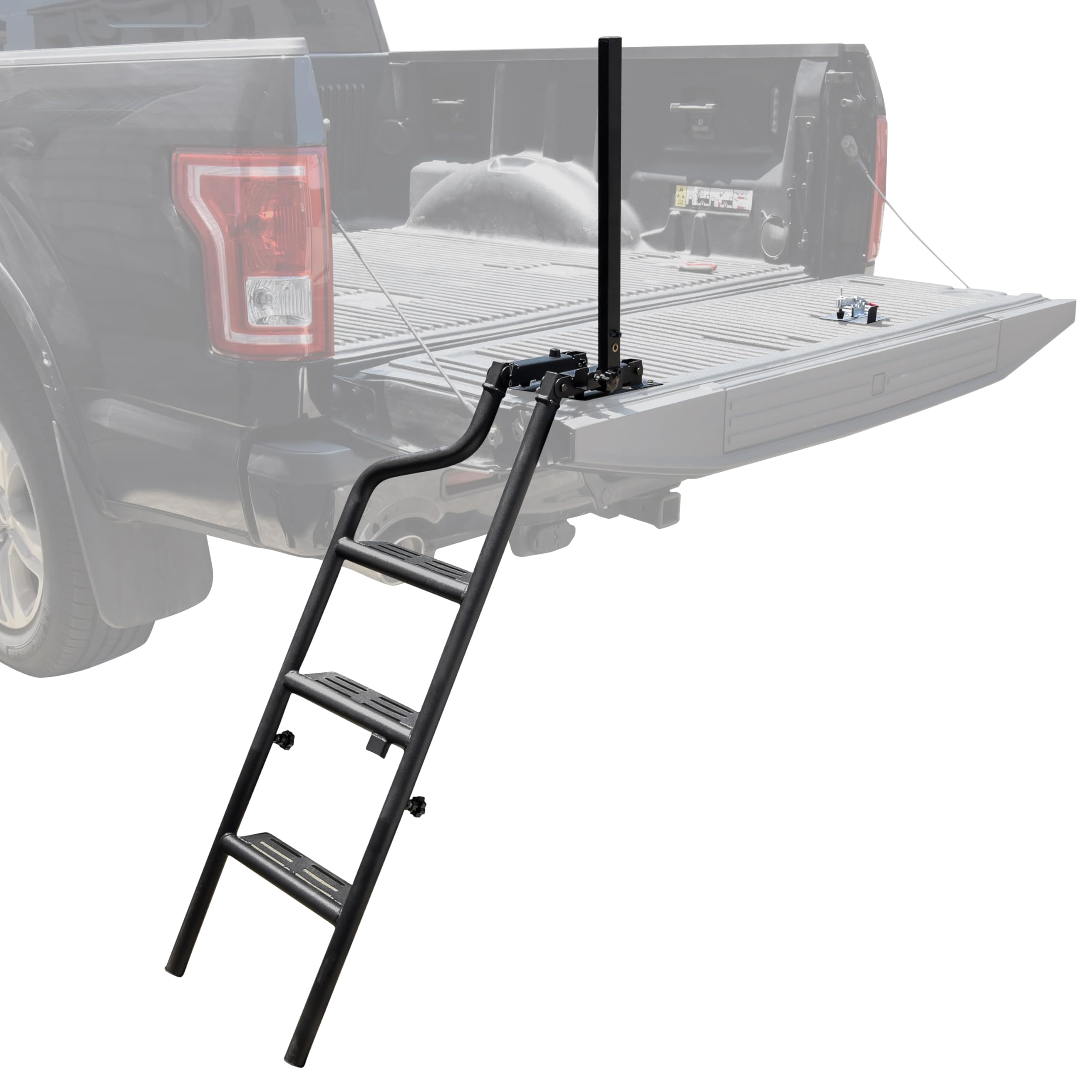 LDETXY Universal Tailgate Ladders for Pickup, 45" Heavy Duty Foldable ...