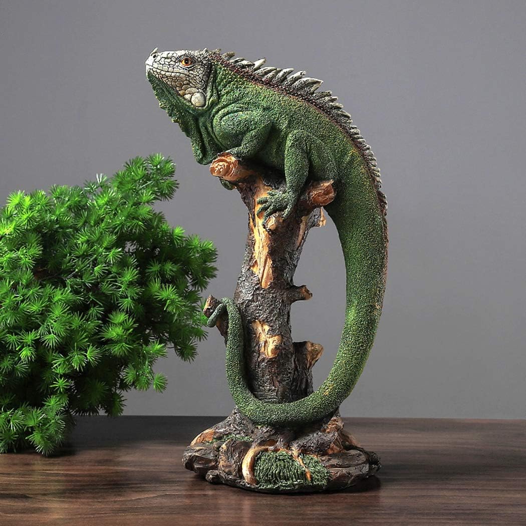 Amazon.com: 14 Inch Lizard Statue Resin Sculpture Decor Figurines for ...