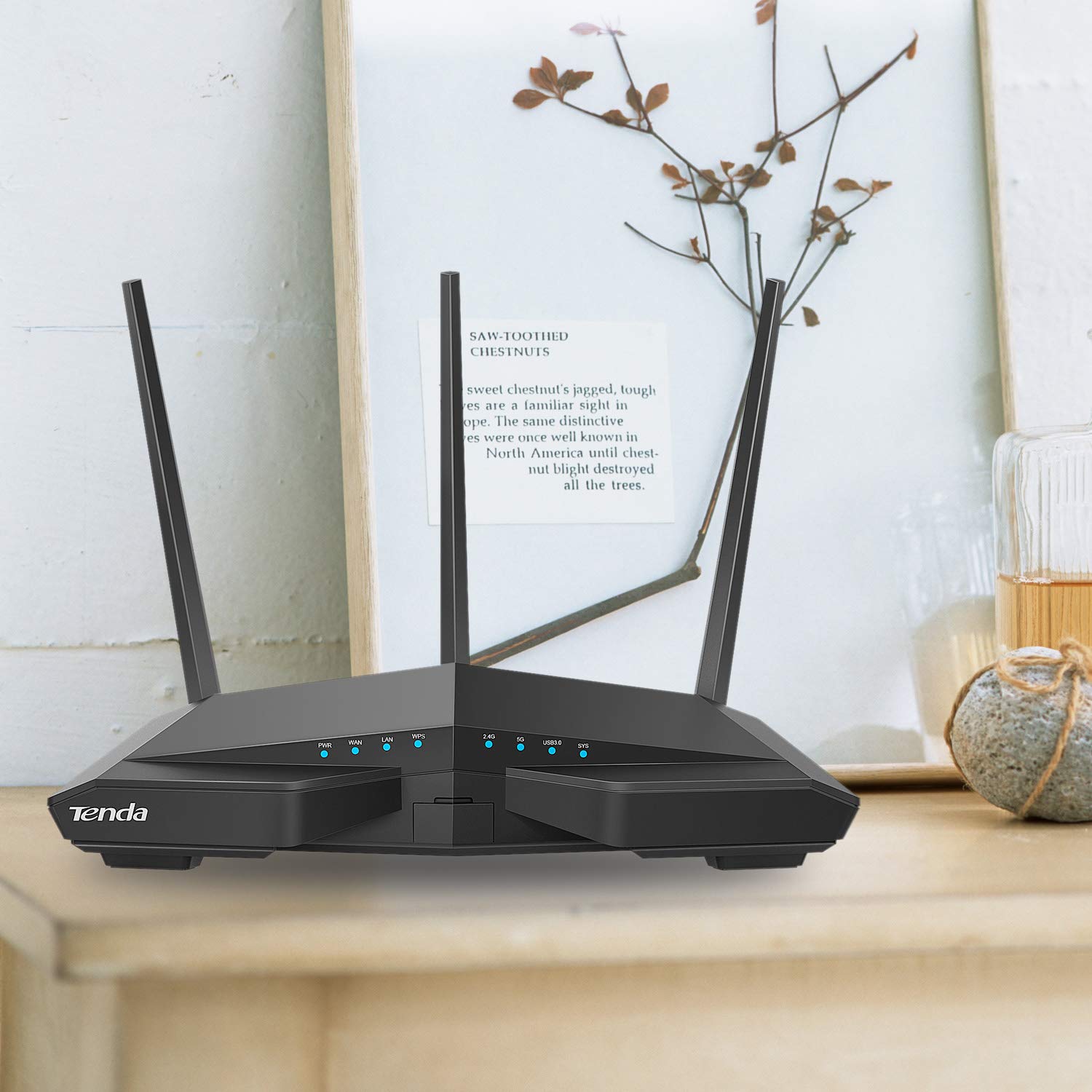 Tenda AC18 Wireless-AC1900 Dual Band Gigabit Router,1300Mbps At 5GHz ...