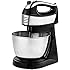 VonShef 2 in 1 Twin Hand and Stand Mixer, Black, 300W with 5 Speeds ...