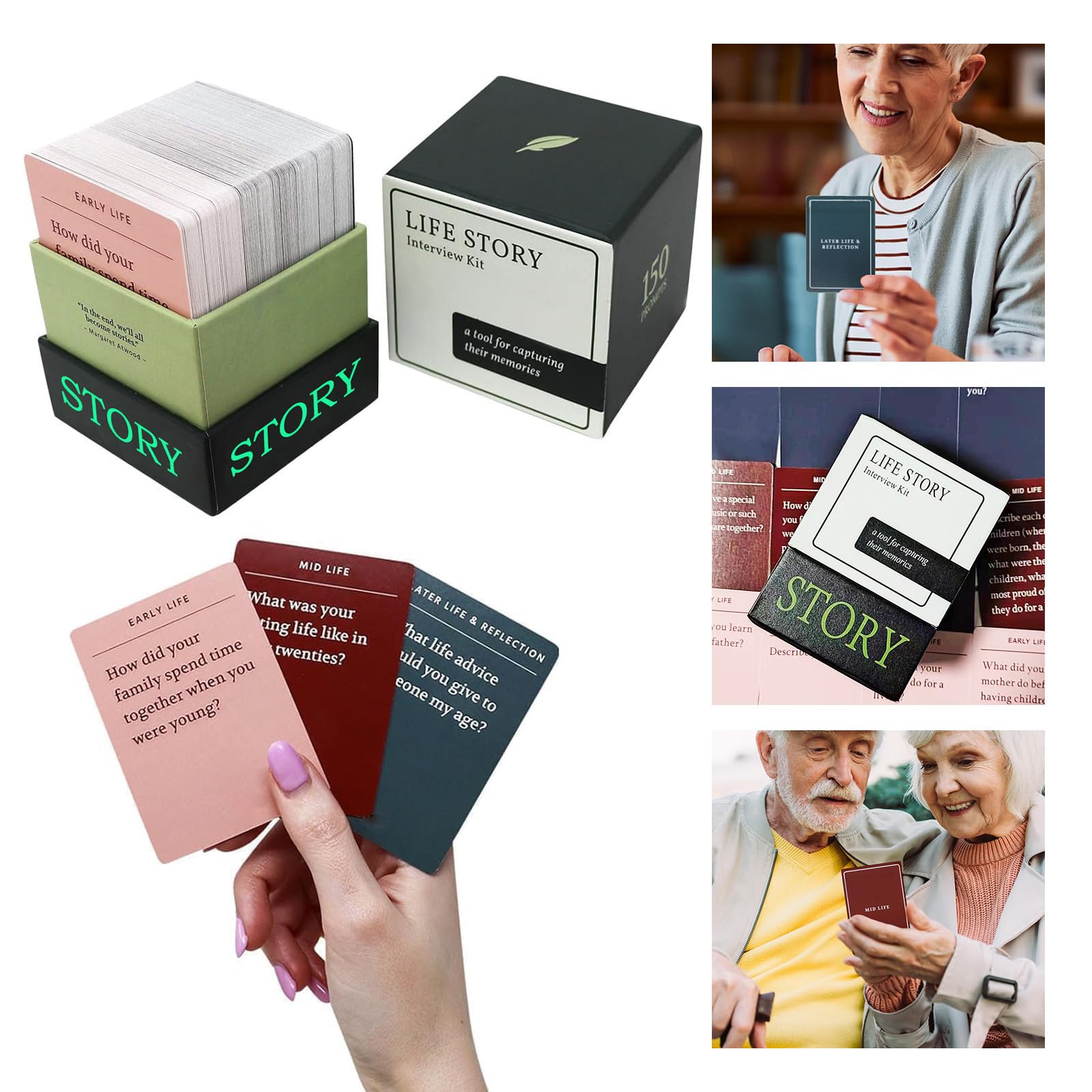 Mua 150 Life Story Interview Kit Cards - Life Story Interview Kit ...