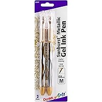 Amazon.com: Pentel Arts Sunburst Metallic Gel Pen, Medium Line ...