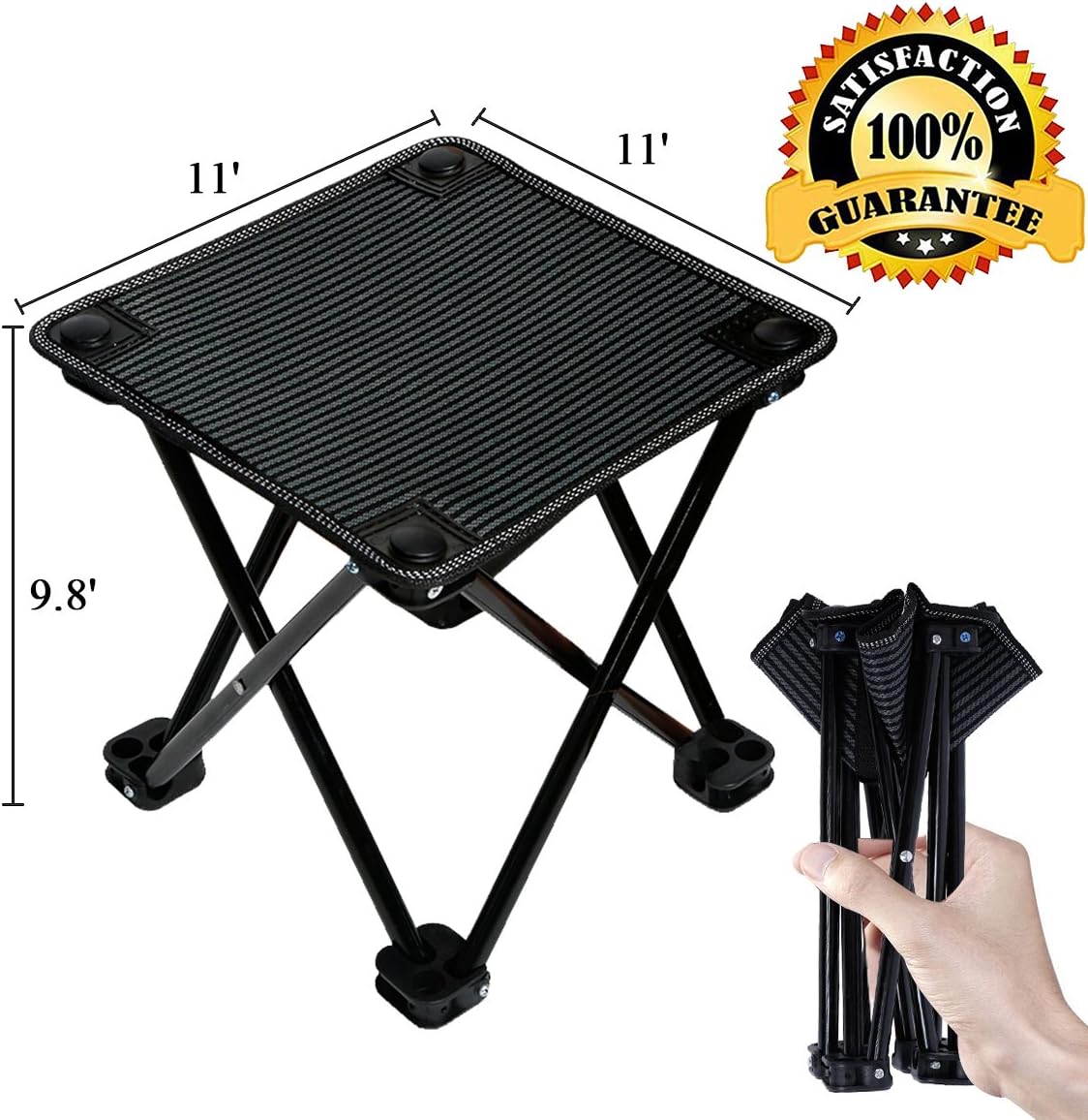 Amazon.com: Folding Portable Camping Stool Mini Lightweight Sturdy ...