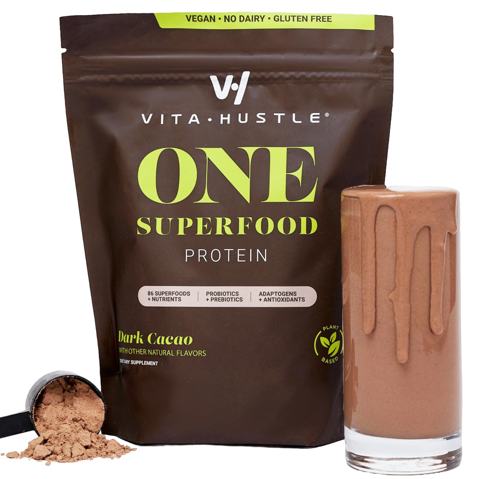 Mua VitaHustle ONE Superfood Protein Powder + Greens Shake by Kevin ...