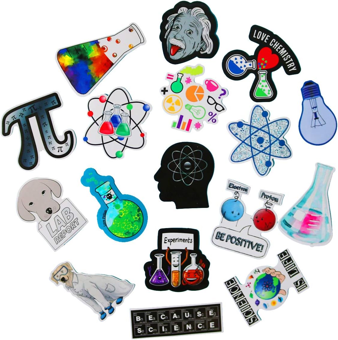 Amazon.com: 50 PCS Science Chemistry lab Astronaut Stickers Blockchain ...