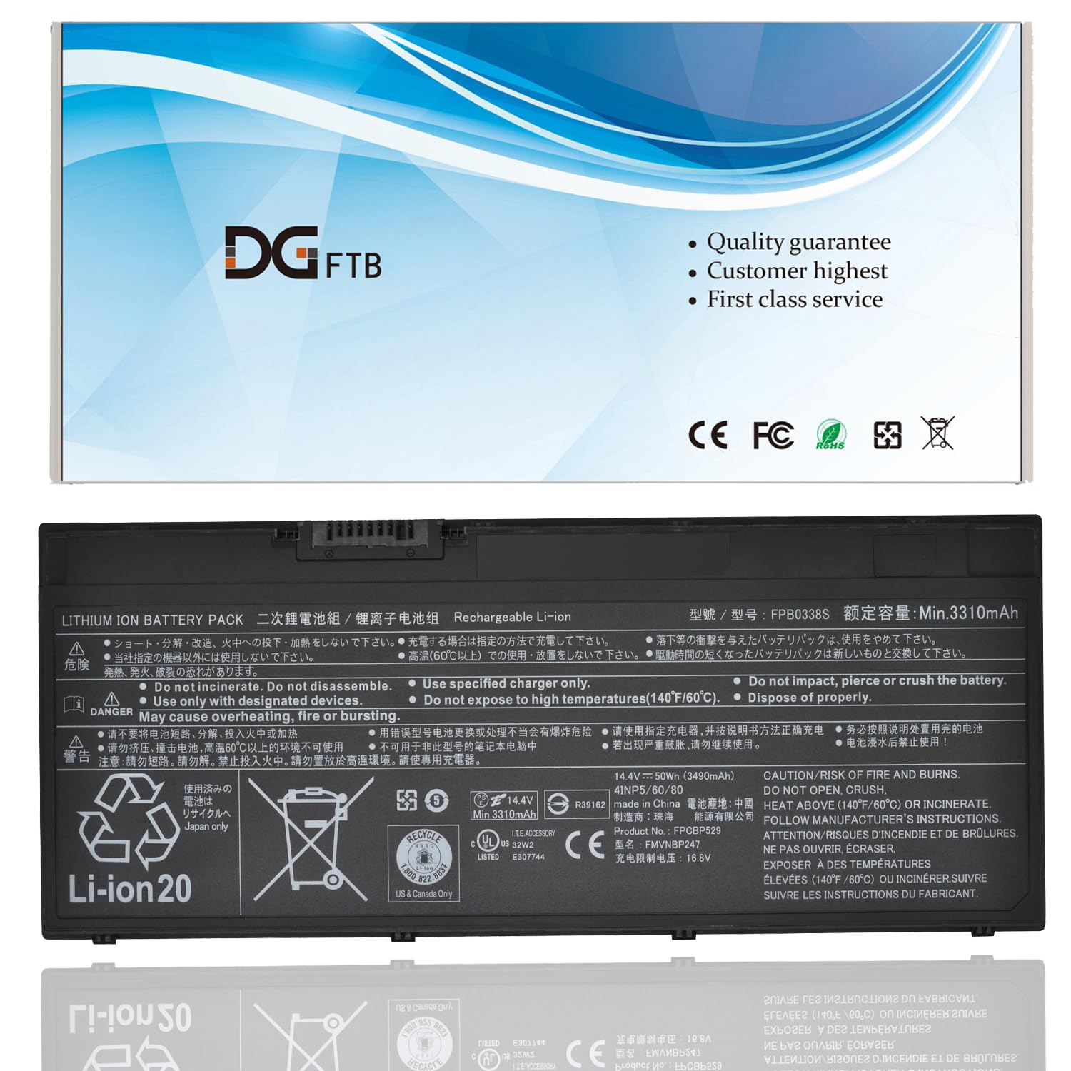 Mua DGFTB FPB0338S Laptop Battery for Fujitsu LifeBook T937 T938 T939 ...